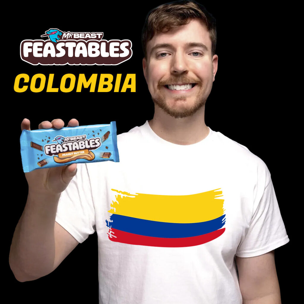 😃 Feastables Colombia | La Chocolatina de Mr Beast en Colombia