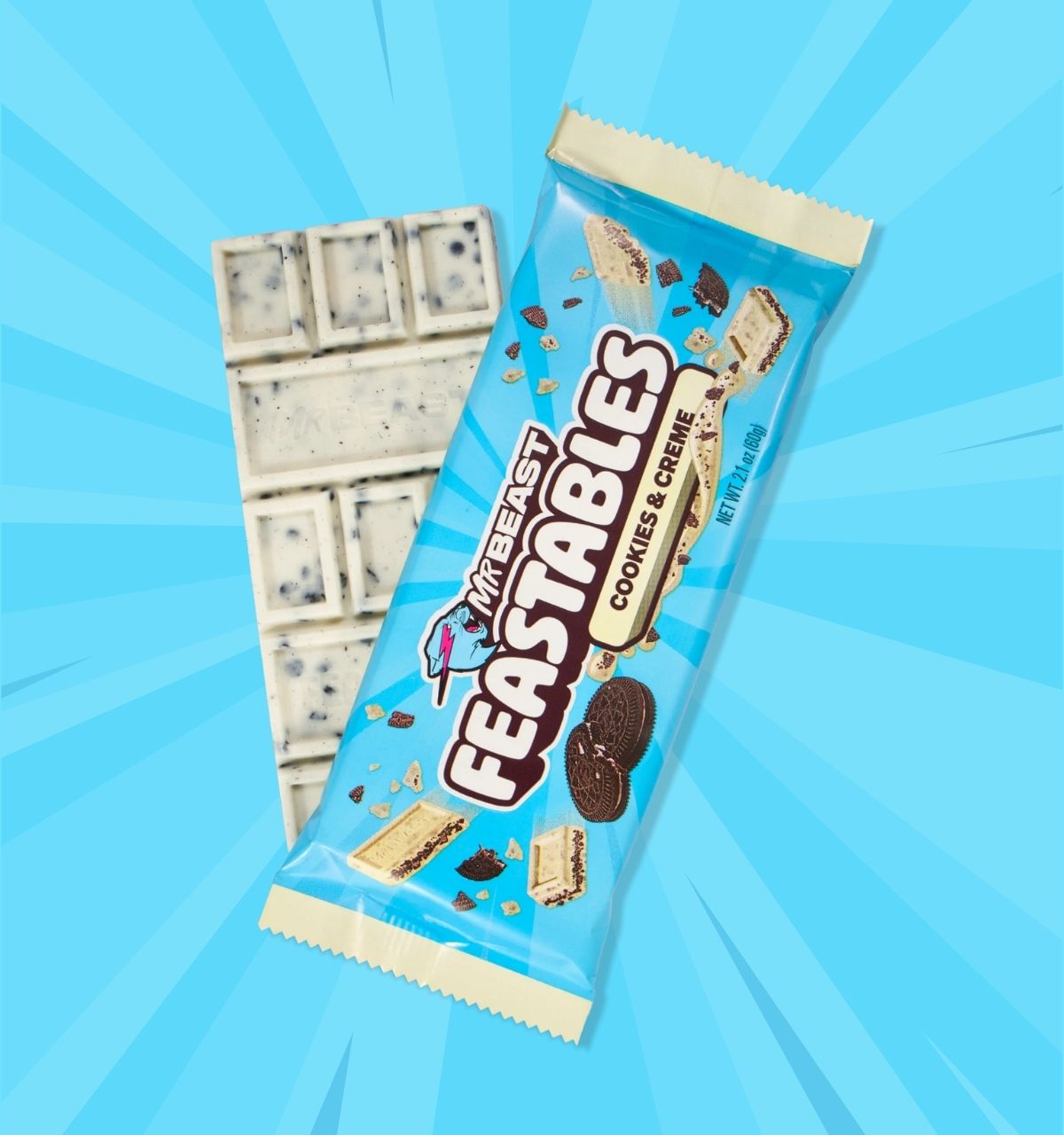 Chocolatina Feastables Cookies & Creme