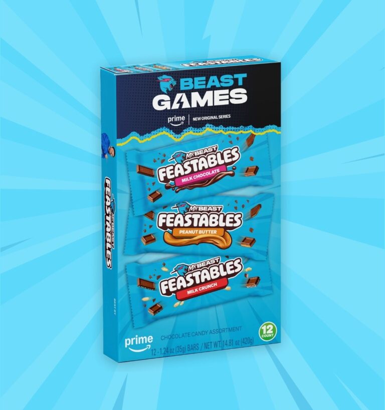 Chocolatinas Feastables Sampler Pack x 4 Unidades 60g